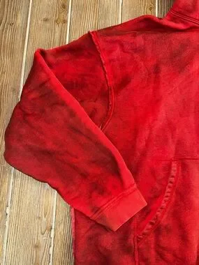 We The Free | Sweaters | Free People Work It Out Washed Red Hooded ...